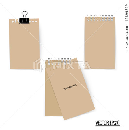 Collection of note papers, ready for your... - Stock Illustration ...