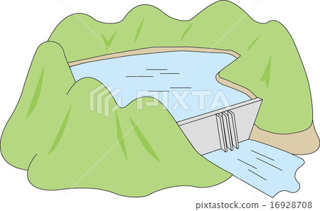 dam - Stock Illustration [16928708] - PIXTA