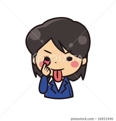 Akanbe [Commical Series] - Stock Illustration [16931440] - PIXTA