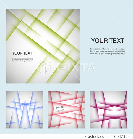 Vector set color line elements - Stock Illustration [16937304] - PIXTA
