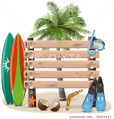 Vector Beach Rating Scoreboard - Stock Illustration [16954411] - PIXTA