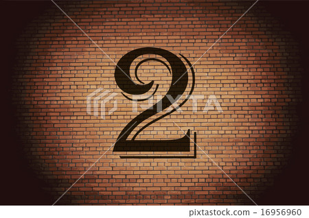 number two icon symbol Flat modern web design with - Stock Illustration ...