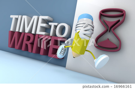 Time to write. - Stock Illustration [16966161] - PIXTA