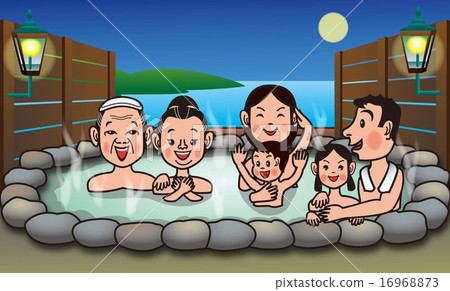 Family bath - Stock Illustration [16968873] - PIXTA