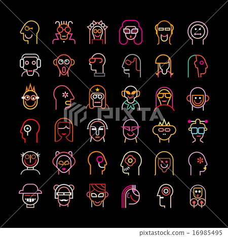 Vector Avatar Set - Stock Illustration [16985495] - PIXTA