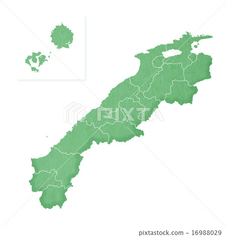 Shimane Prefecture Map - Stock Illustration [16988029] - PIXTA