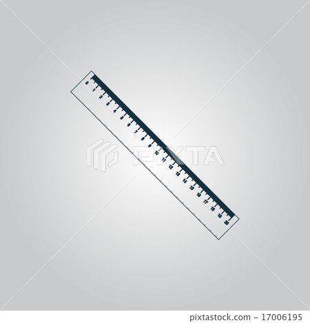Straightedge vector icon - Stock Illustration [17006195] - PIXTA