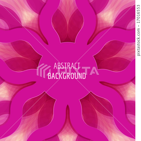 Abstract pink circle waves background with banner - Stock Illustration ...