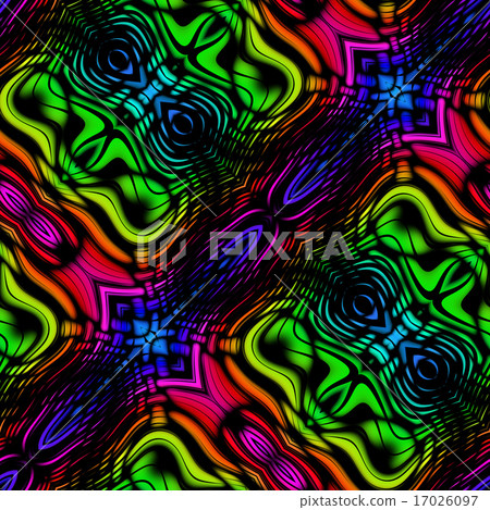 Color pattern seamless generated texture - Stock Illustration [17026097 ...