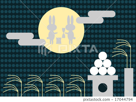 Tsukigami Tsukimi illustration - Stock Illustration [17044794] - PIXTA