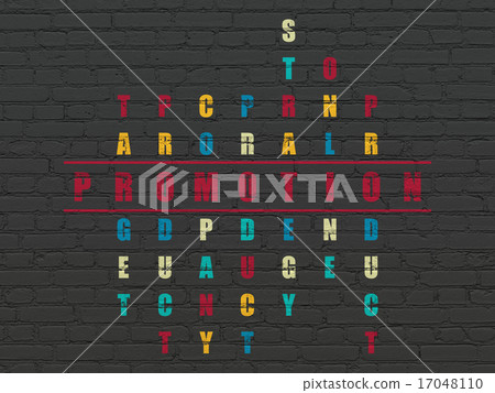 Advertising concept: word Promotion in solving... - Stock Illustration ...