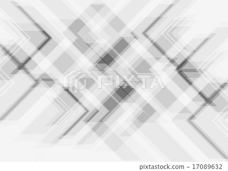 Grey tech abstract vector background - Stock Illustration [17089632 ...