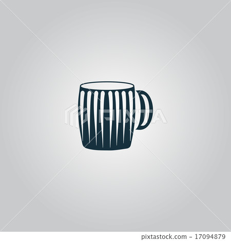 Vector illustration of empty beer mug. - Stock Illustration [17094879 ...