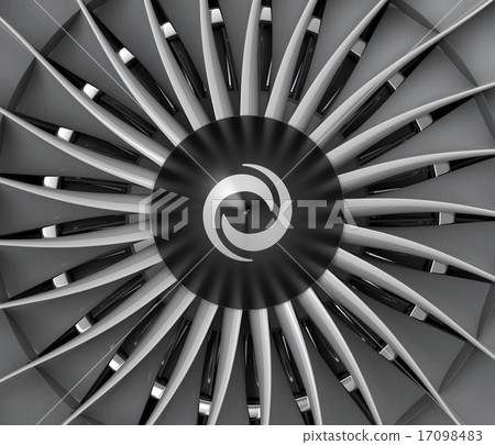 The front of the jet fan engine - Stock Illustration [17098483] - PIXTA