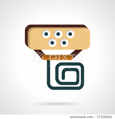 Handlebar device flat vector icon - Stock Illustration [17100062] - PIXTA
