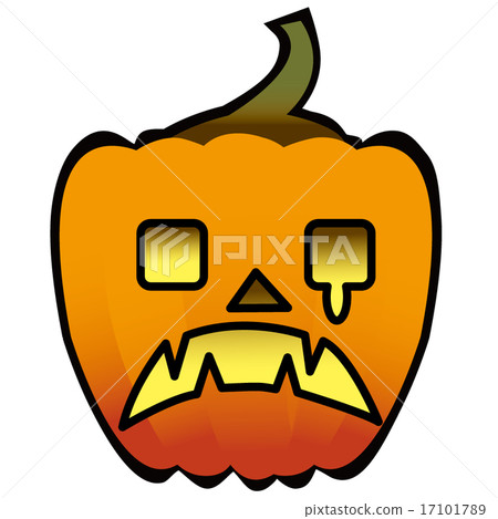 Halloween Pumpkin (Jack O Lantern) Crying - Stock Illustration [17101789] - PIXTA