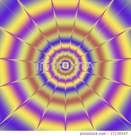 Psycho floral pattern generated texture - Stock Illustration [17136547 ...