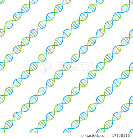 Vector seamless pattern. DNA spiral scientific... - Stock Illustration ...