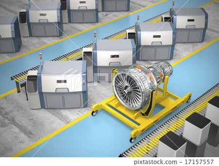 Smart factory concept of production by 3D printing - Stock Illustration ...