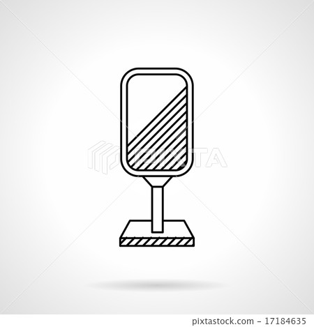 Road sign line vector icon - Stock Illustration [17184635] - PIXTA
