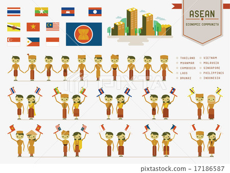 ASEAN economic community - Stock Illustration [17186587] - PIXTA