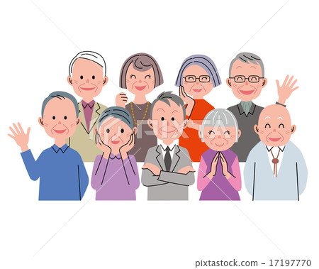 Senior assembly - Stock Illustration [17197770] - PIXTA
