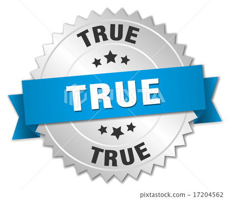 true 3d silver badge with blue ribbon-插圖素材 [17204562] - PIXTA圖庫