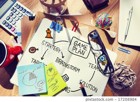 Stock Photo: Game Plan Strategy Planning Tactic Target Concept - Stock ...