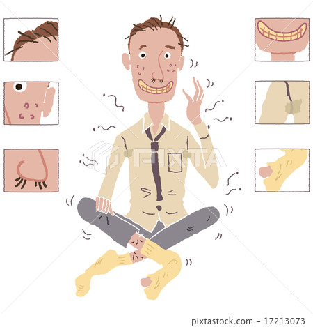 A filthy man - Stock Illustration [17213073] - PIXTA