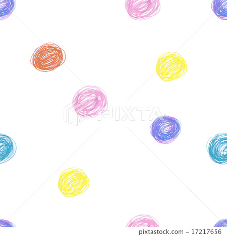 Doodle seamless pencil scribble pattern - Stock Illustration [17217656 ...