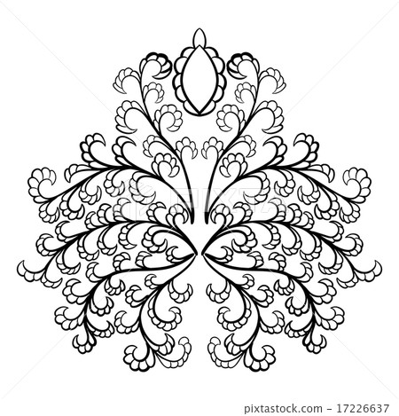 Damask Emblem - Stock Illustration [17226637] - PIXTA