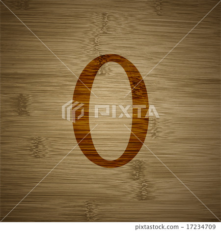 number zero icon symbol Flat modern web design wit - Stock Illustration ...
