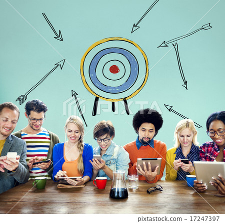 Stock Photo: Goal Target Success Aspiration Aim Inspiration Concept ...