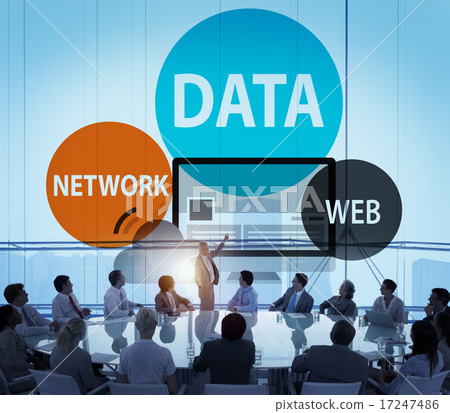 Data Network Web Internet Connection Global... - Stock Photo [17247486 ...