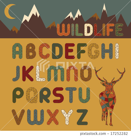 Wild Alphabet - Stock Illustration [17252282] - PIXTA