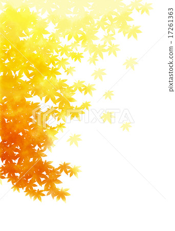 Autumn leaves gradation - Stock Illustration [17261363] - PIXTA