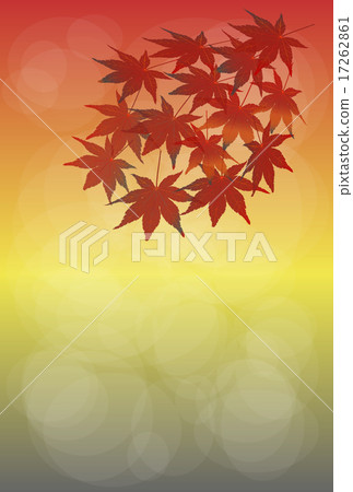 Autumn leaves Kouyo Momiji fall image background - Stock Illustration ...