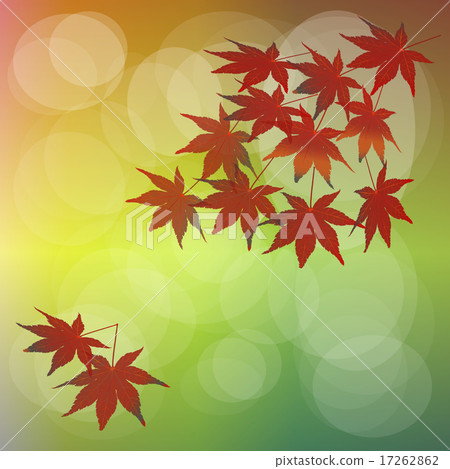 Autumn leaves Kouyo Momiji fall image background - Stock Illustration ...