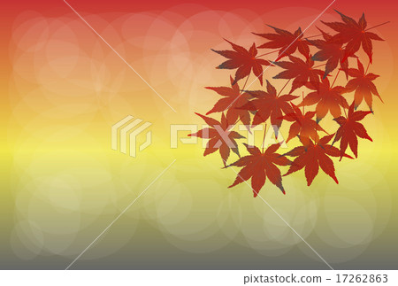 Autumn leaves Kouyo Momiji fall image background - Stock Illustration ...