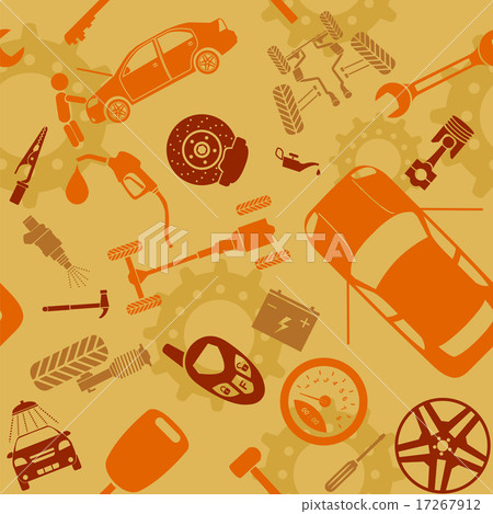 Car service, transportation background. Seamless - Stock Illustration ...