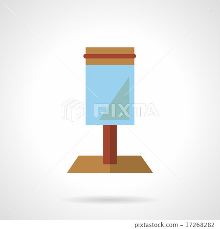 Blue lightbox vector icon flat style - Stock Illustration [17268282 ...
