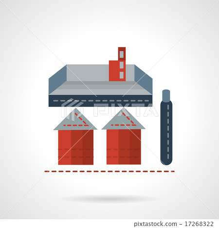 Storage structure flat vector icon - Stock Illustration [17268322] - PIXTA