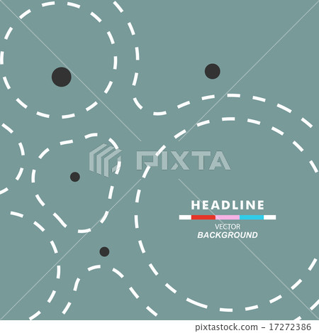 Abstract background of dotted lines and balls - Stock Illustration ...