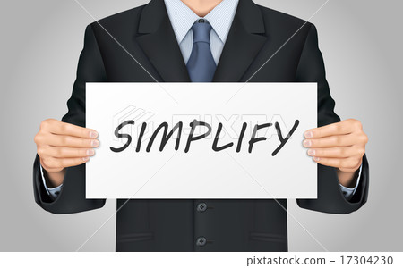 simplification, vector, businessman - Stock Illustration [17304230] - PIXTA