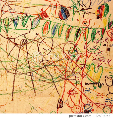 Abstract Children Drawing - Stock Illustration [17319962] - PIXTA