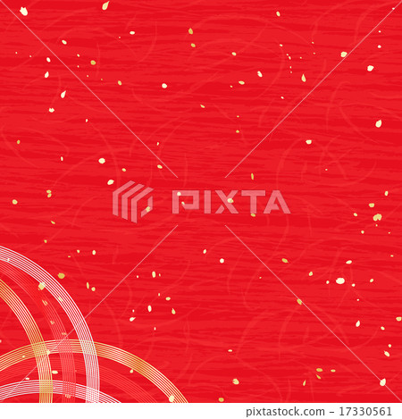 Zhu Ru Japanese paper gold and silver water draw - Stock Illustration ...