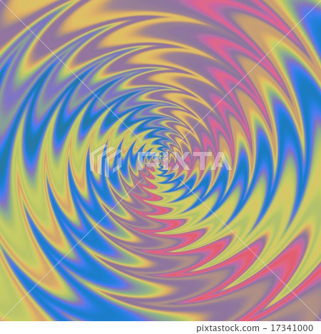 Psycho floral pattern generated texture - Stock Illustration [17341000 ...