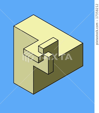 Impossible figure 4 (Enlarged remake version) - Stock Illustration ...