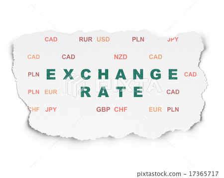 Banking concept: Exchange Rate on Torn Paper... - Stock Illustration ...