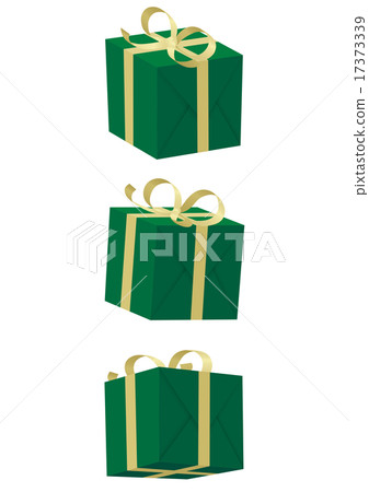 Present - green - Stock Illustration [17373339] - PIXTA